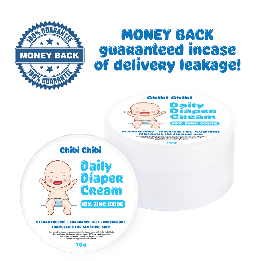 Chibi Chibi Daily Diaper Cream - Hypoallergenic 70g – Horaios Corporation