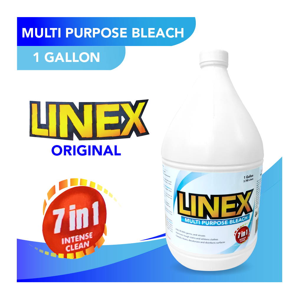 Linex Bleach Original. It Kills 99.9% of Germs - 1 Gallon 3785ml ...